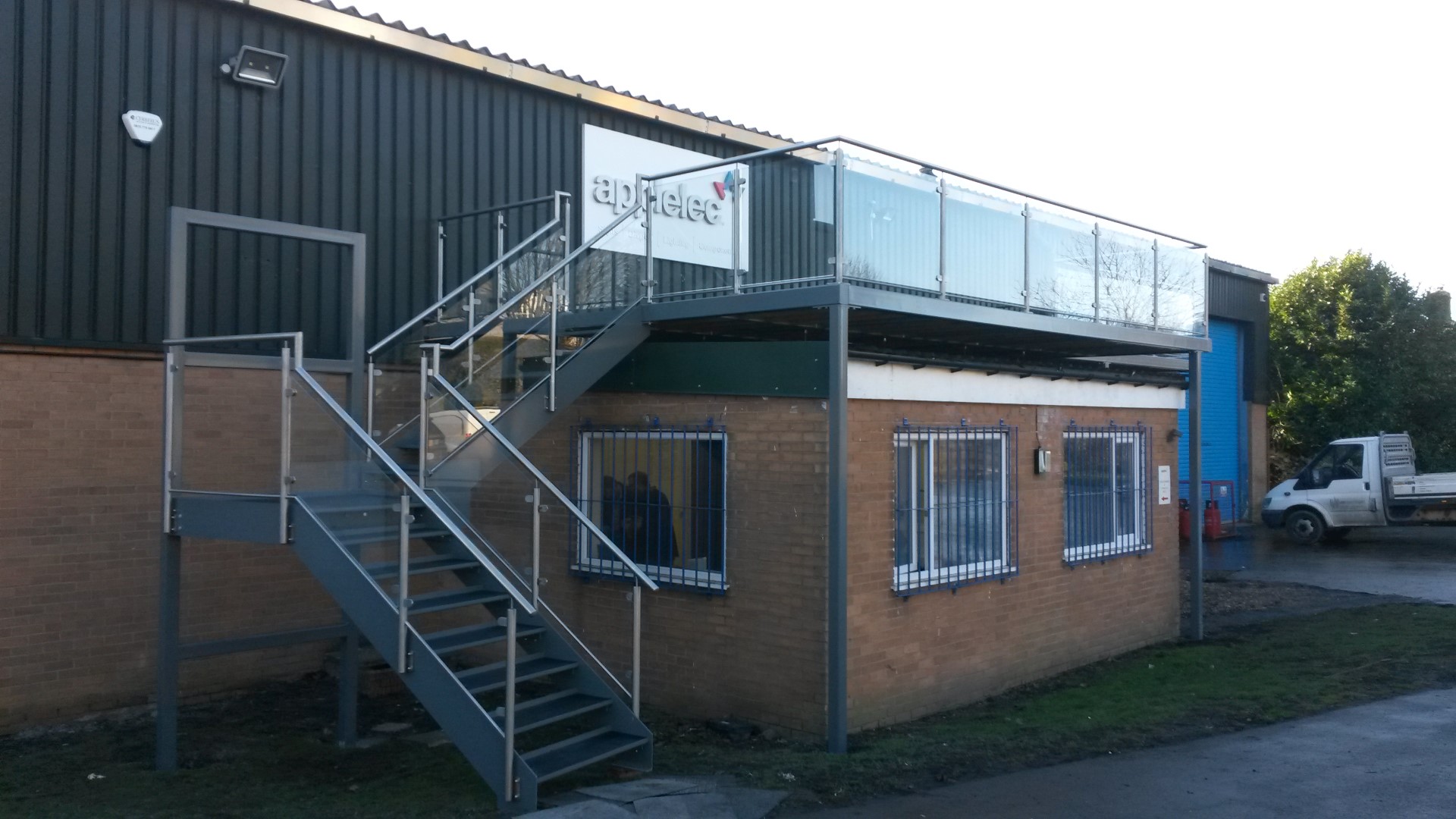 Steel Fabricators of Balconies, Staircases. External Steel Staircase ...