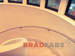 Stainless Steel curved wall mounted handrail